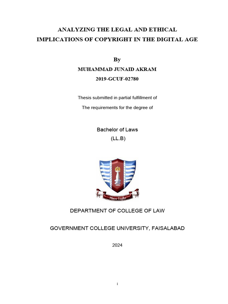 Junaid | PDF | Copyright Infringement | Copyright