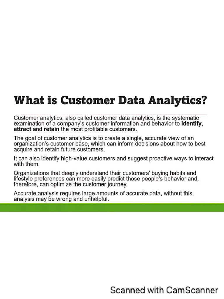 Consumer Analytics Pdf