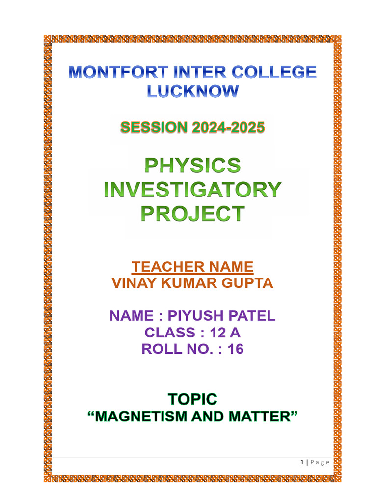 Physics Final | PDF | Ferromagnetism | Magnet