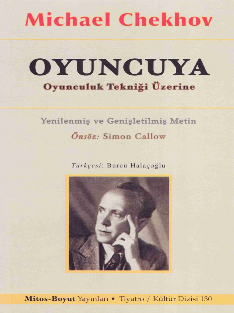 Michael Chekhov - Oyuncuya - Oyunculuk Tekniği Üzerine | PDF