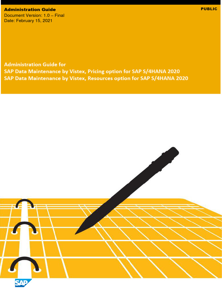 Vistex S4 DM - Admin - Guide - 2020 | PDF | Pricing | Automation