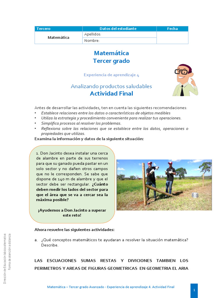 MAT3 - EA4 - Act - 3 - Final - Analizando Productos 4444444444 | PDF ...