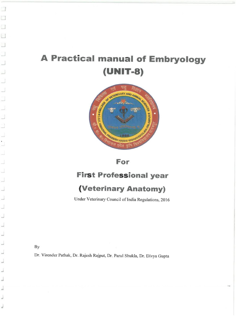 1st manual embryology | PDF