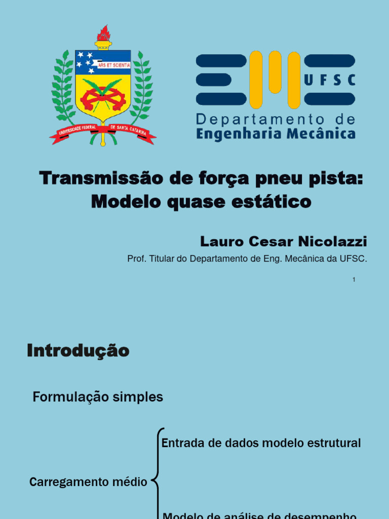 Transmissão de Força Pneu - Pista - Cap3 | PDF | Tração nas quatro ...