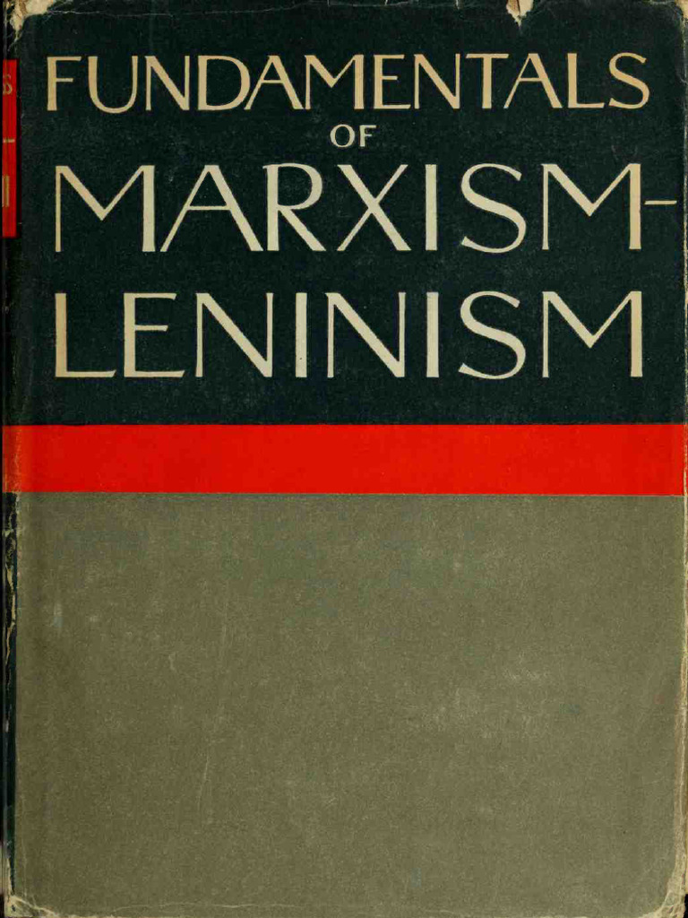 Fundamentals of Marxism-Leninism (Otto Wille Kuusinen) (Z-Library) | PDF | Socialism | Communism