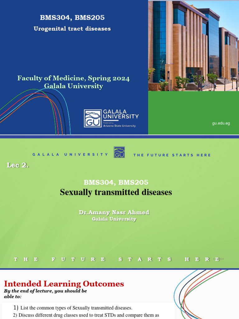 65 - BMS305 - Pharmacology - Sexually Transmitted Diseases - Lect-2 ...