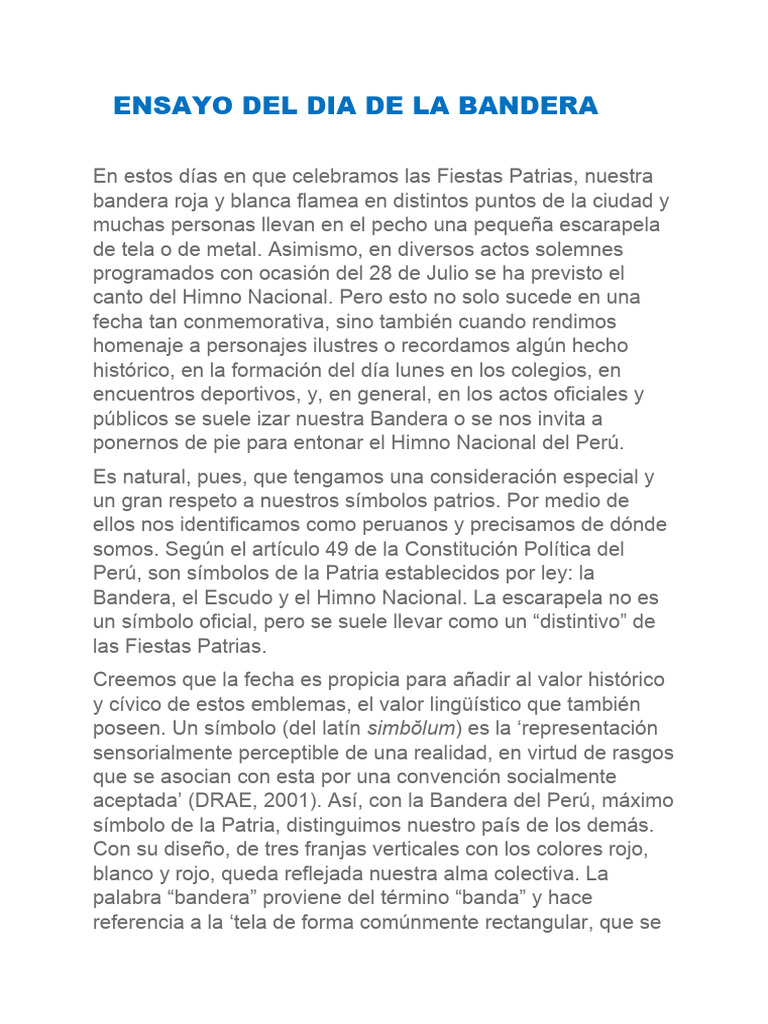 Dia de La Bandera 5L CCSS Del Castillo Navarro | PDF