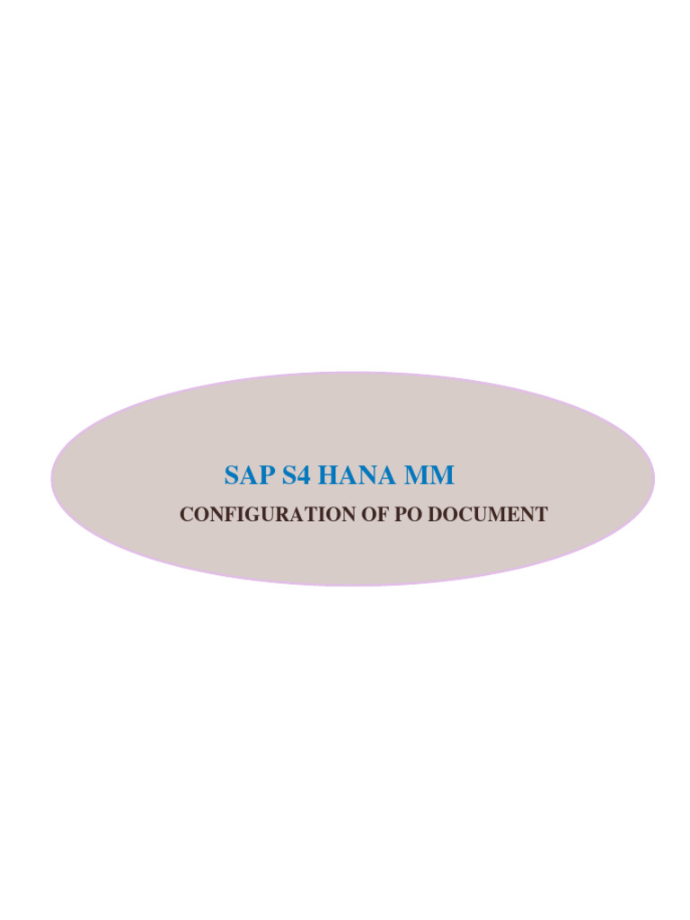 po-document-configuration-in-sap-s4-hana-mm | Download Free PDF ... po-document-configuration-in-sap-s4-hana-mm | Download Free PDF ...