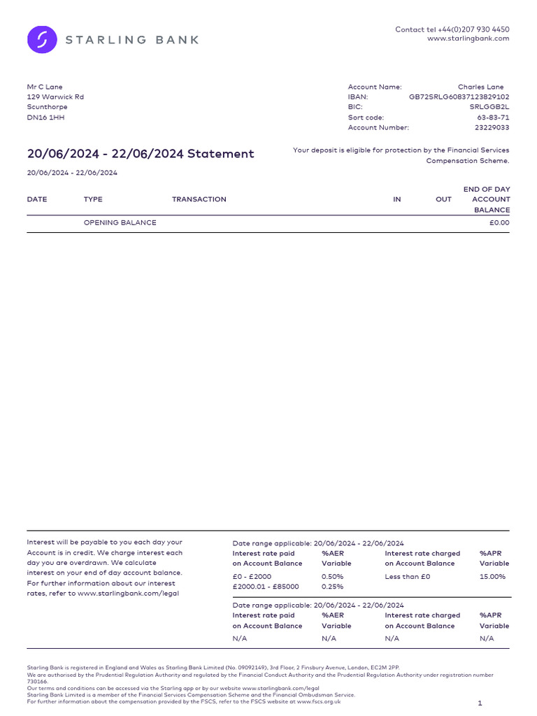 20/06/2024 - 22/06/2024 Statement: Contact Tel +44 (0) 207 930 4450 ...