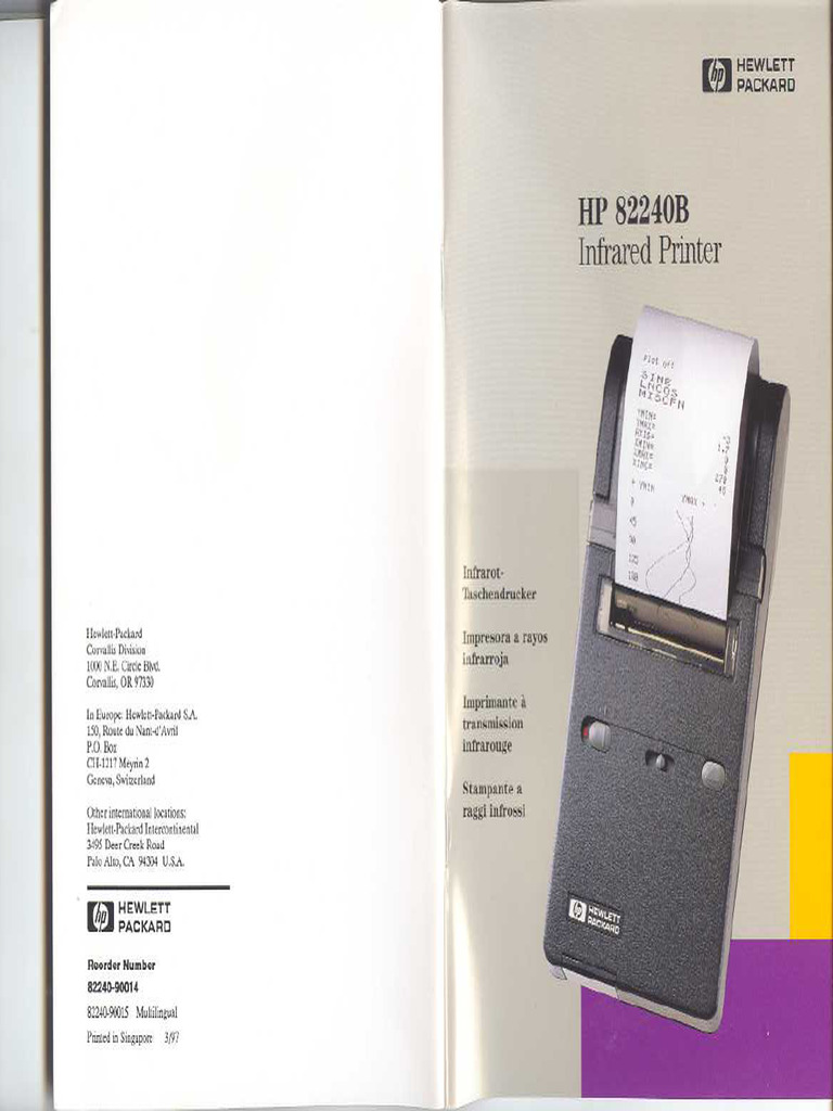 Manual Scan 82240B | PDF