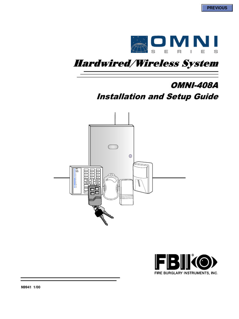 FBI Painél OM408A Install | Download Free PDF | Security Alarm | Resistor