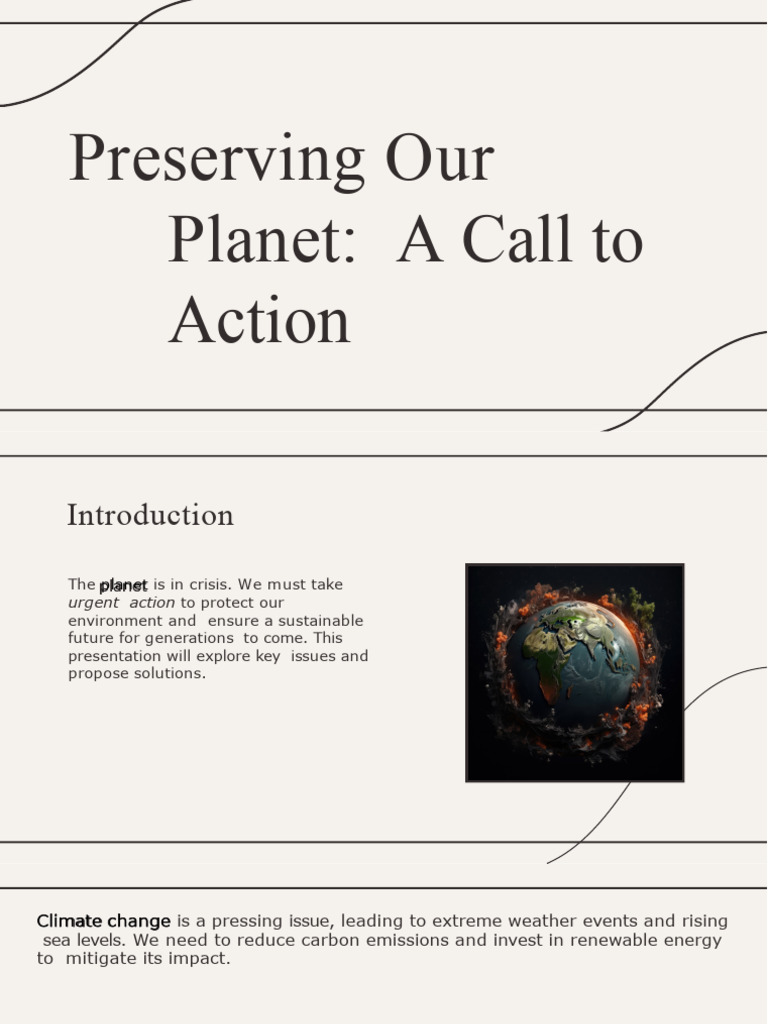 Slidesgo Preserving Our Planet A Call To Action 20240623184035xBaV ...