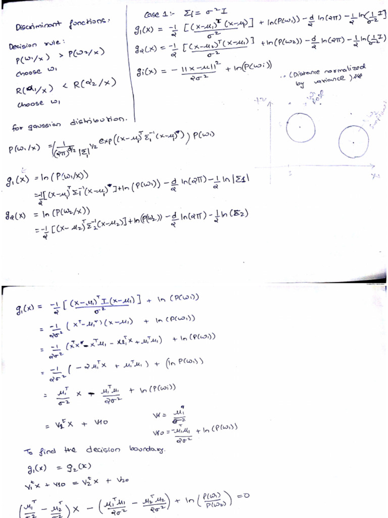 Discriminant Functions | PDF