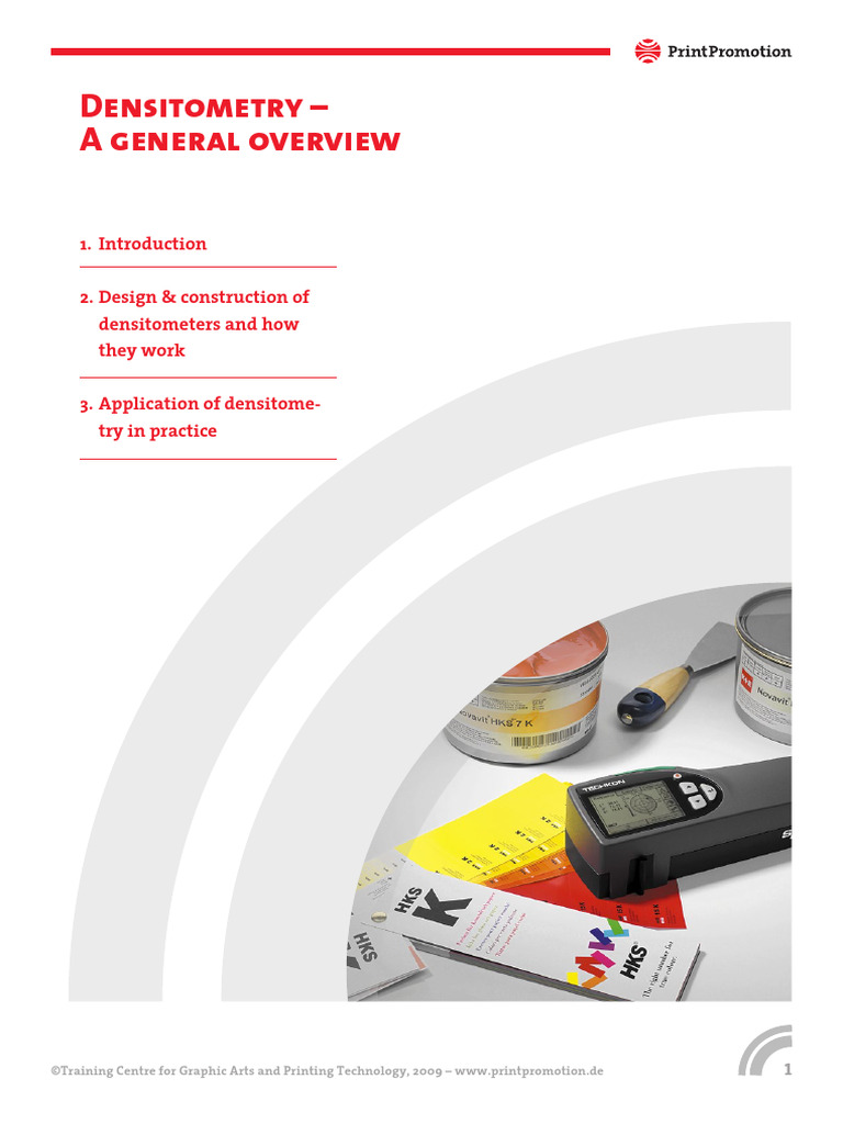 Handout Densitometry Eng | PDF | Magenta | Optical Filter