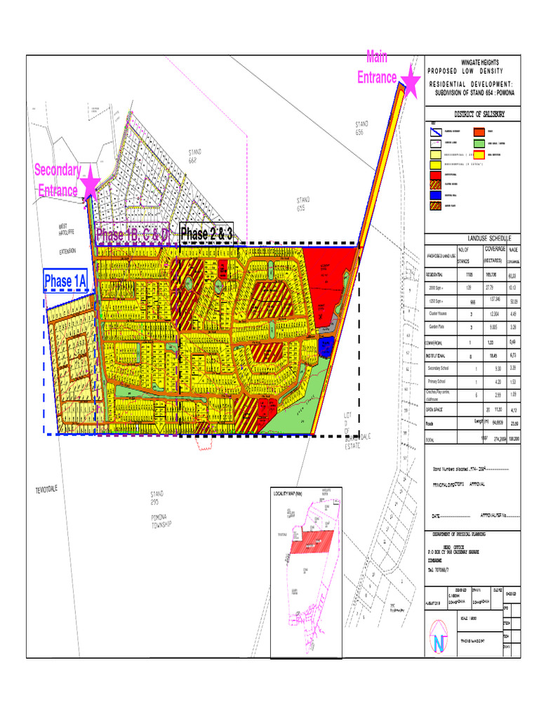 654 Pomona City Layout Entire Site Coloured | PDF