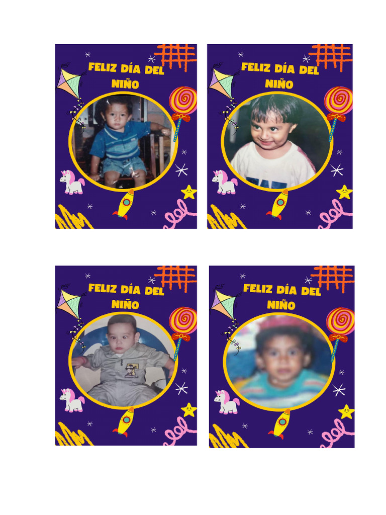 Tarjetas Dia Del Niño | PDF