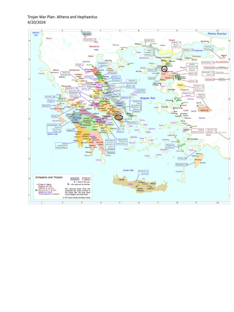 Trojan War Plan - Athena+Hephaestus | PDF | Trojan War | Paris (Mythology)