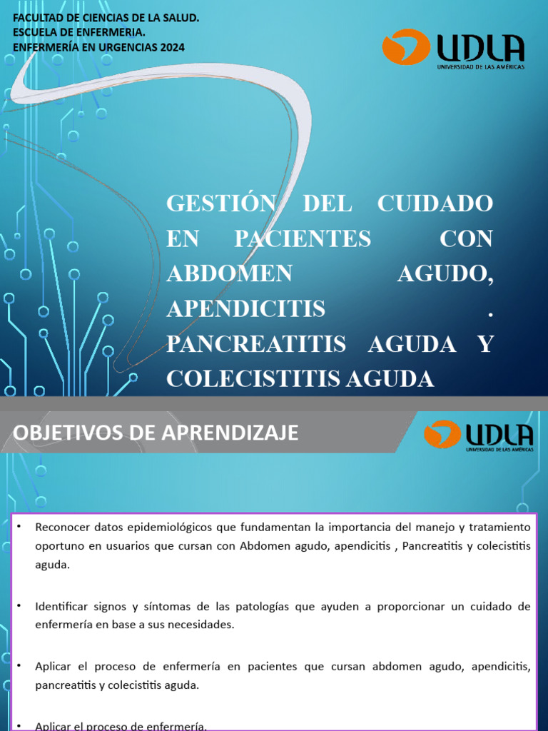 Clase Abdomen Agudo, Apendicitis, Pancreatitis y Colecistitis Aguda ... Clase Abdomen Agudo, Apendicitis, Pancreatitis y Colecistitis Aguda ...