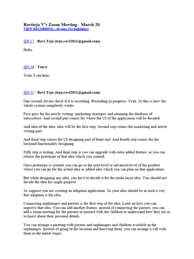 Classes Transcript | PDF | You Tube | Software