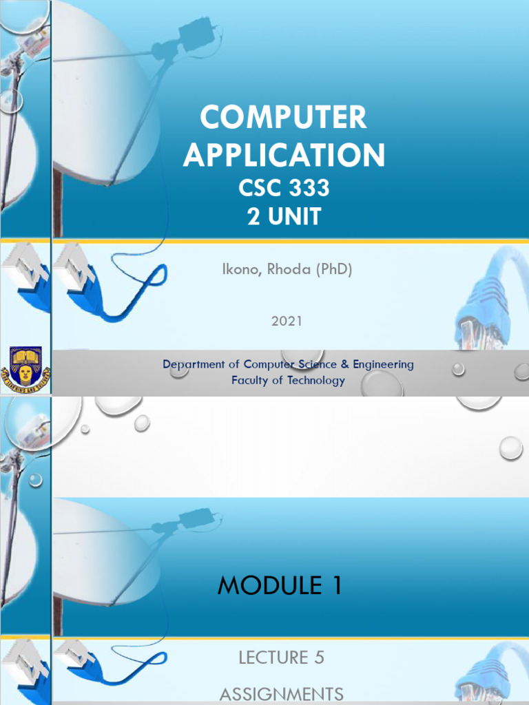 CSC 333 Lecture 5 Assignment | PDF | Databases | Microsoft Access