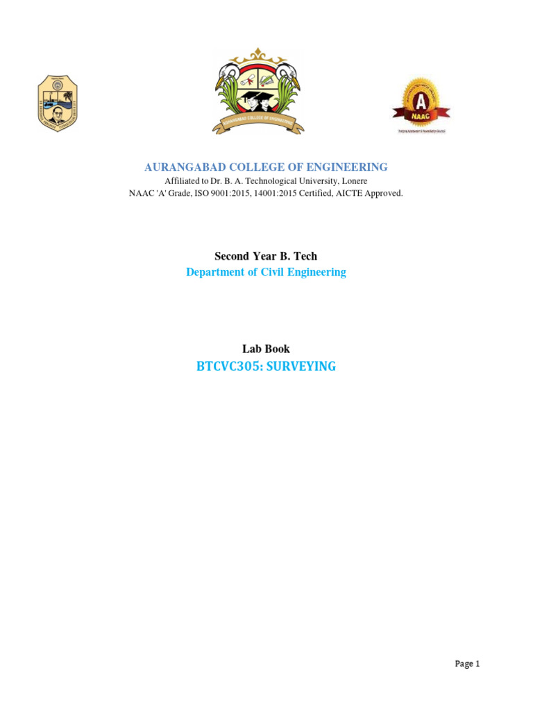 SURVEYING MANUAL | Download Free PDF | Engineering | Rotation