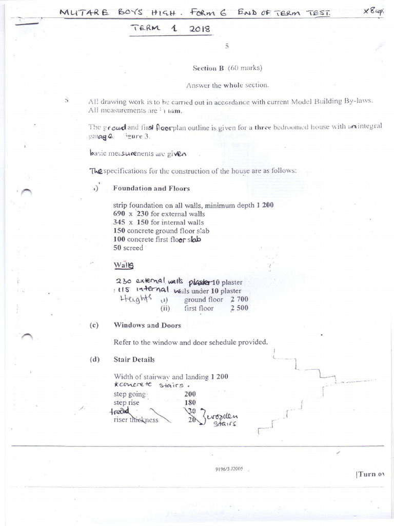 A LEVEL 9196 Paper 3 Practice Paper | PDF