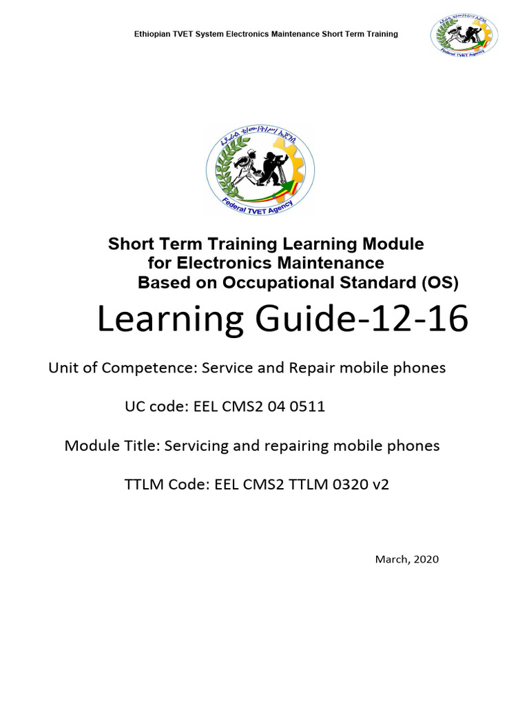 M04 - Service and Repair Mobile Phones | PDF | Printed Circuit Board ...