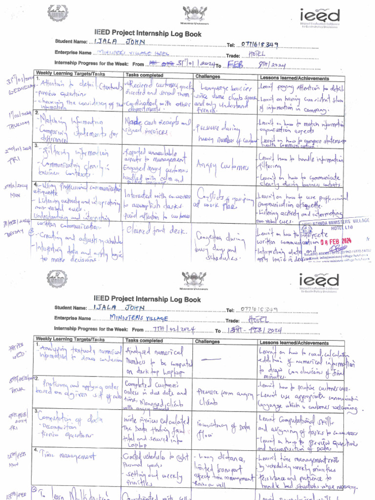 Ijala John February Report | PDF