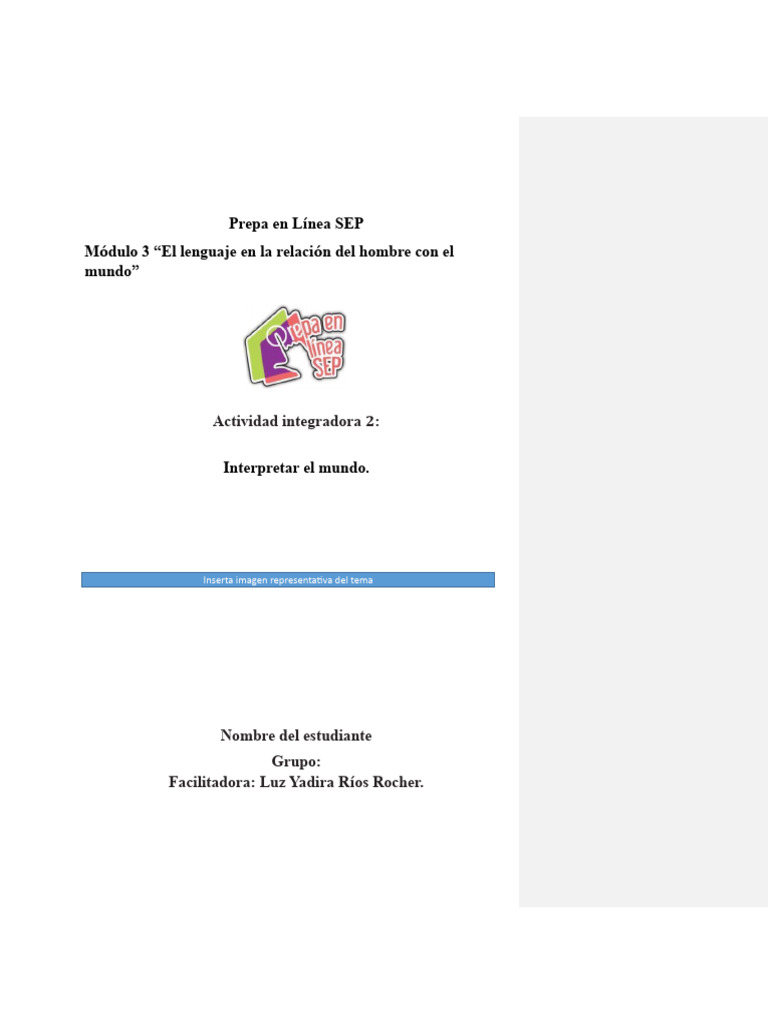 Actividad Integradora 2 Interpretar El Mundo Preguntas - Coronatodays
