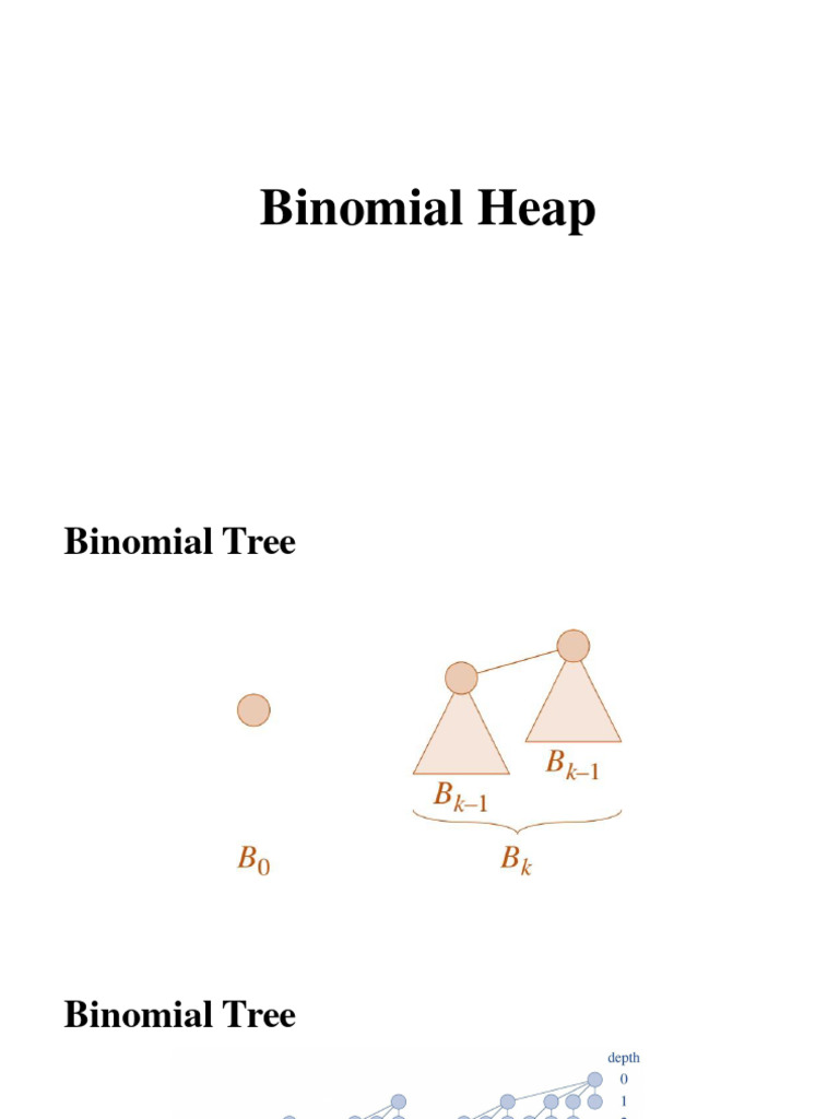 Slides - Binomial Heaps - KCS503 | PDF | Algorithms And Data Structures