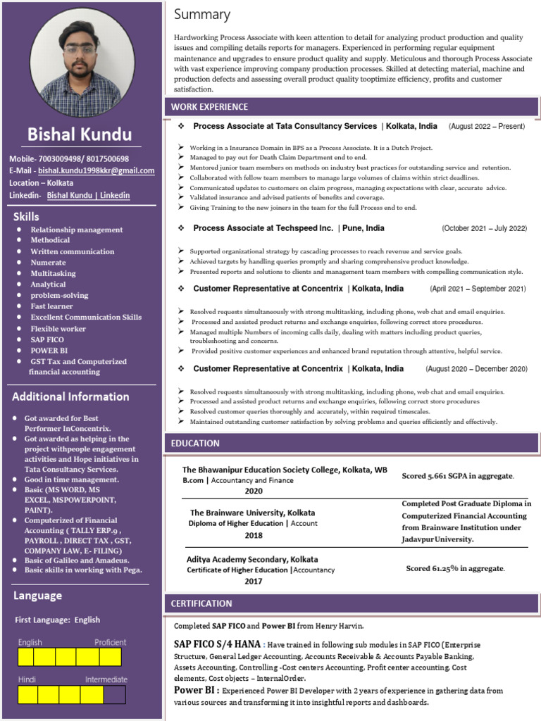 Bishal cv 24 may | PDF | Business