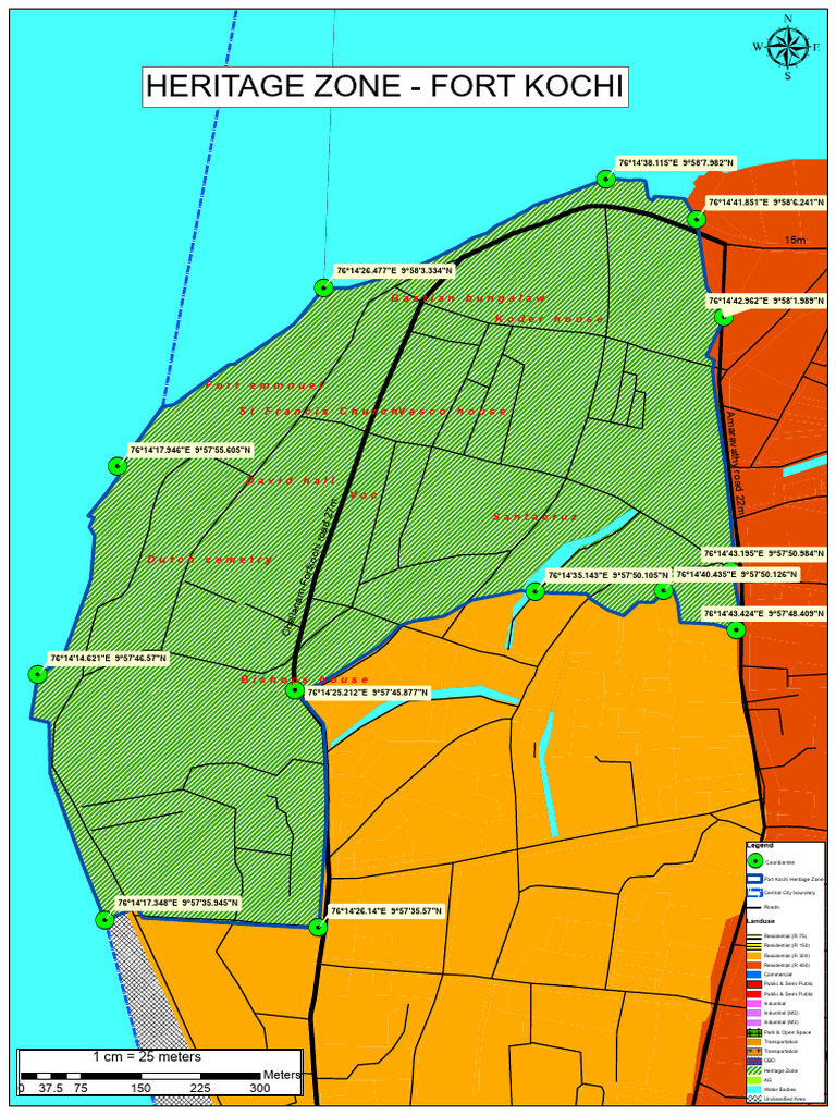 Fort Kochi Heritage Zone Map | PDF