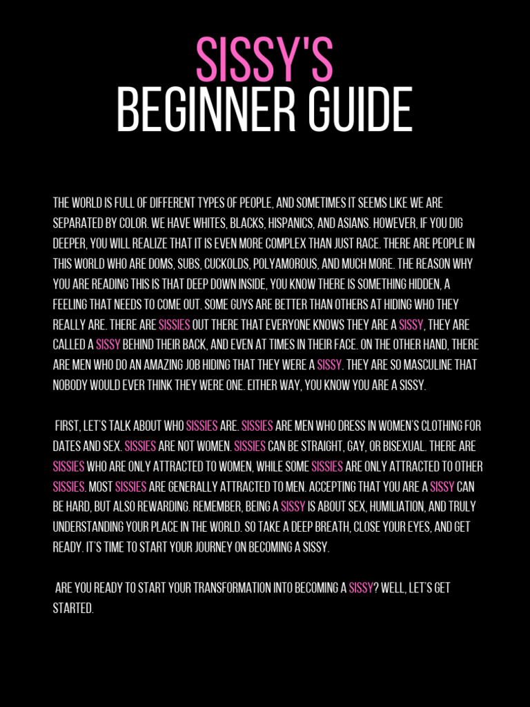 Sissy Guide | PDF