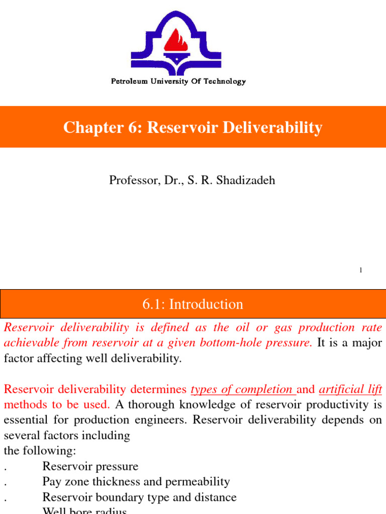 Understanding Reservoir Deliverability | PDF | Fluid Dynamics | Petroleum Reservoir