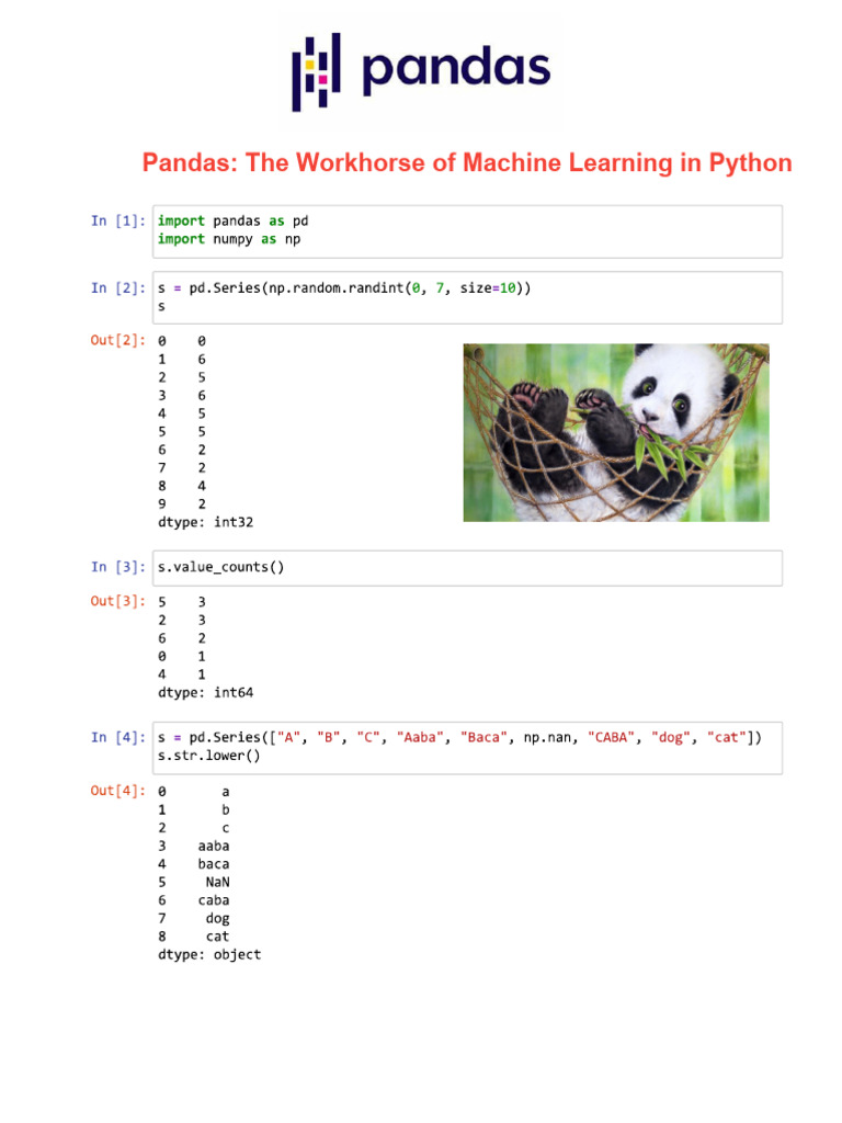 Python Pandas 1719171631 | PDF | Technology & Engineering