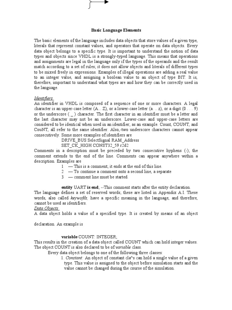 VHDL DSD | PDF | Data Type | Array Data Structure