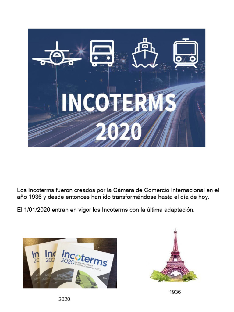 Incoterms 2020: Guía Completa y Uso Correcto | PDF | Comercio | Economias