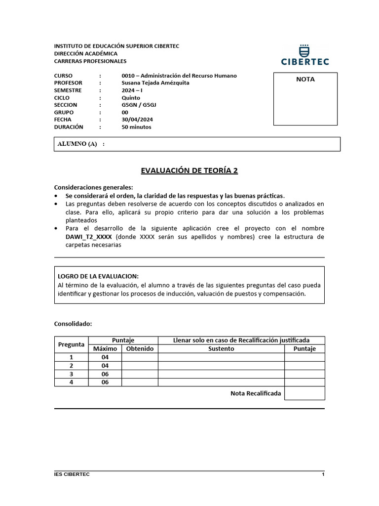 Teoria 2 Andrea Pique | PDF | Evaluación