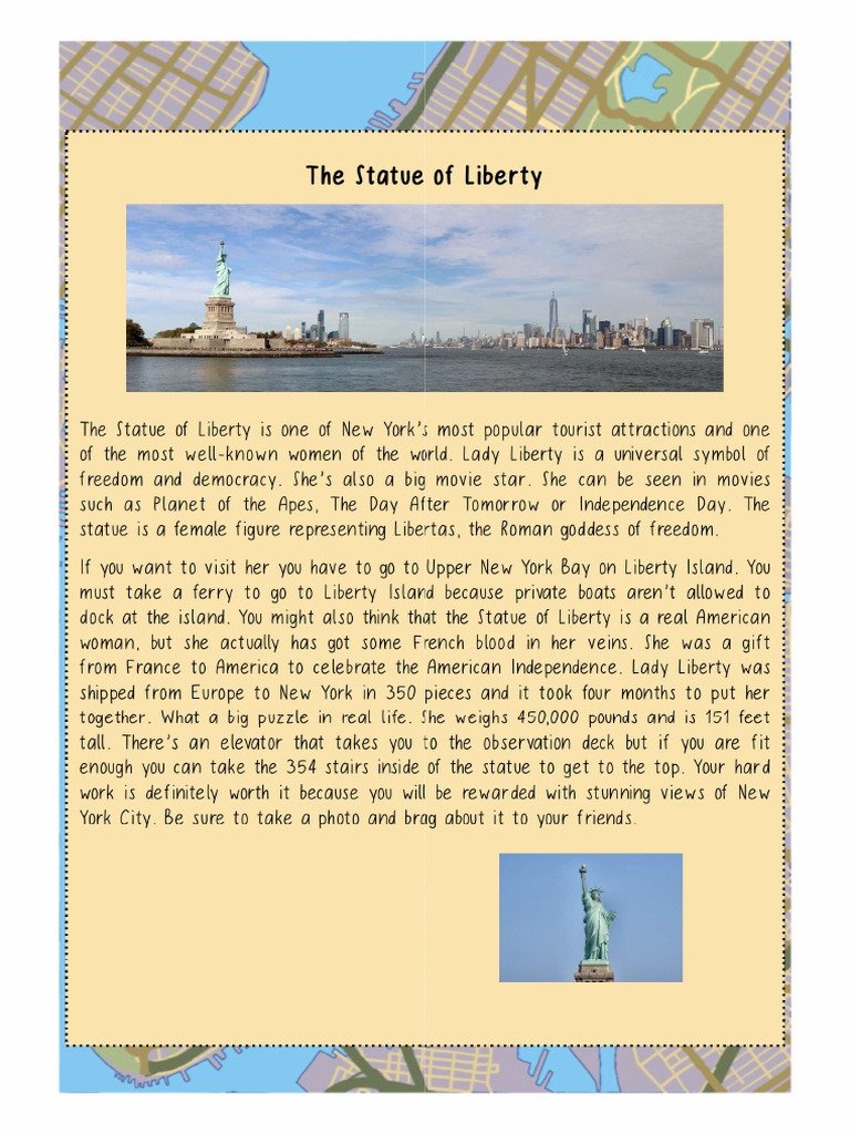Statue of Liberty - Text I | PDF