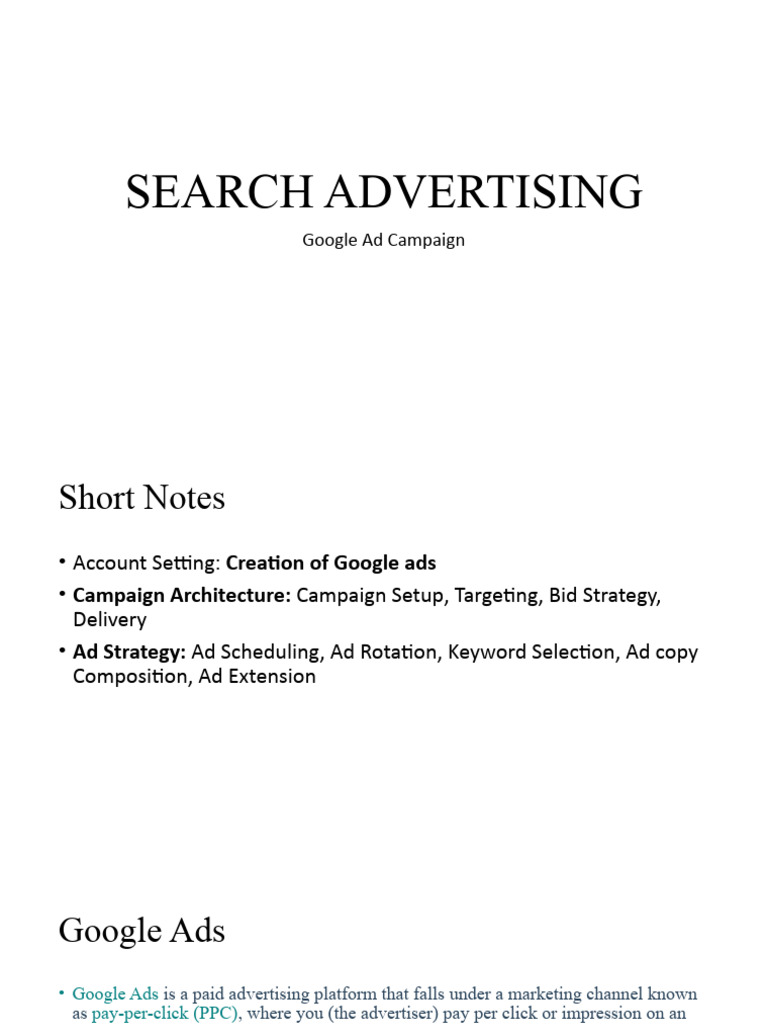 Ad Concepts - Short Notes 2 | PDF | Cyberspace | World Wide Web