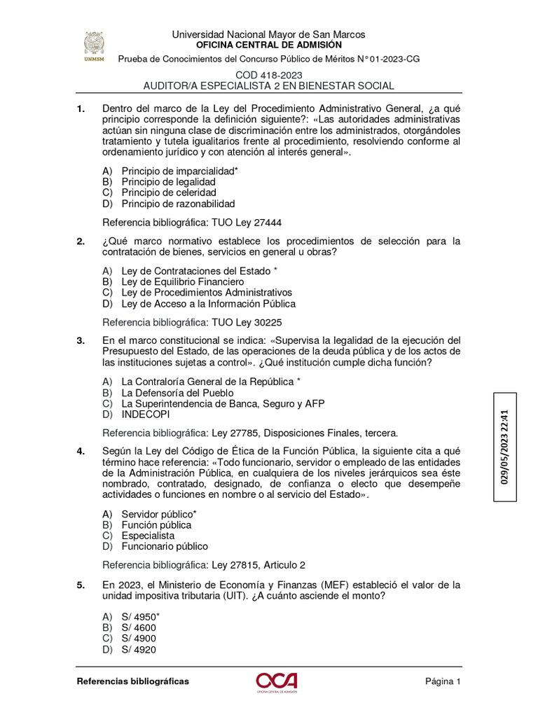 COD 418 Aud Esp 2 Bienest Soc | PDF | Gobierno | Gobernancia