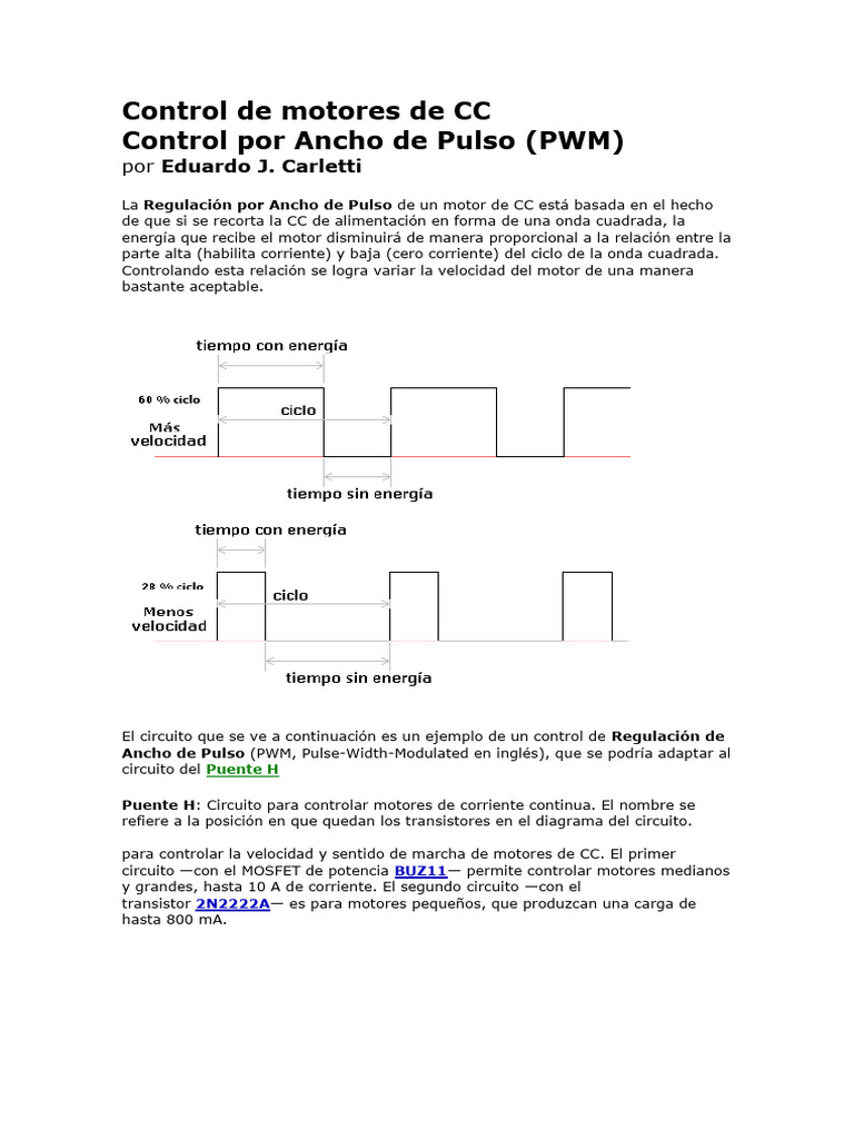 Control De Motores De Cc Pdf