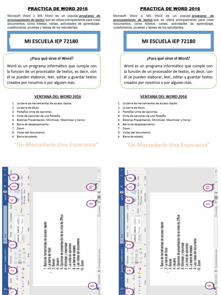 Practiva de Word 2016 | PDF