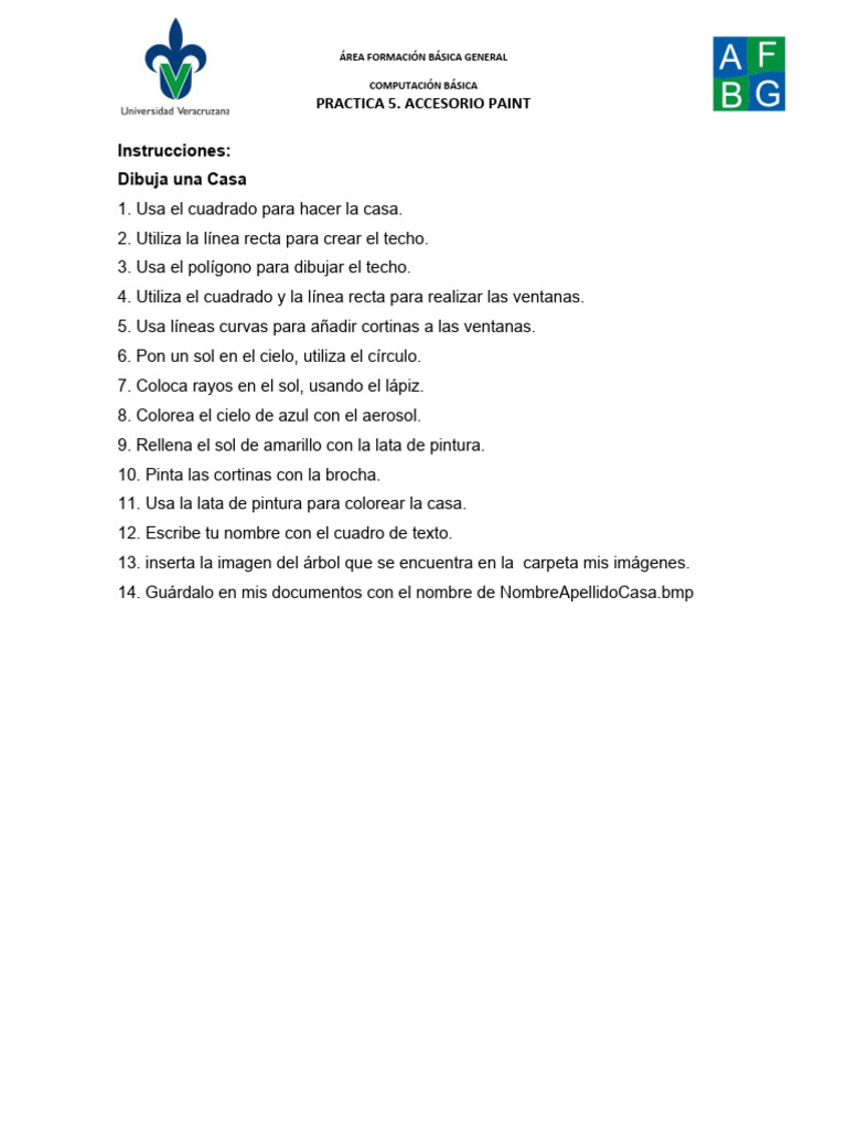 Practica 5. Accesorio Paint | PDF | Métodos y materiales de enseñanza ...