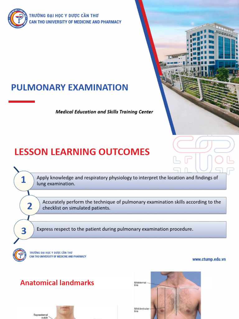 Pulm Exam | PDF | Thorax | Clinical Medicine
