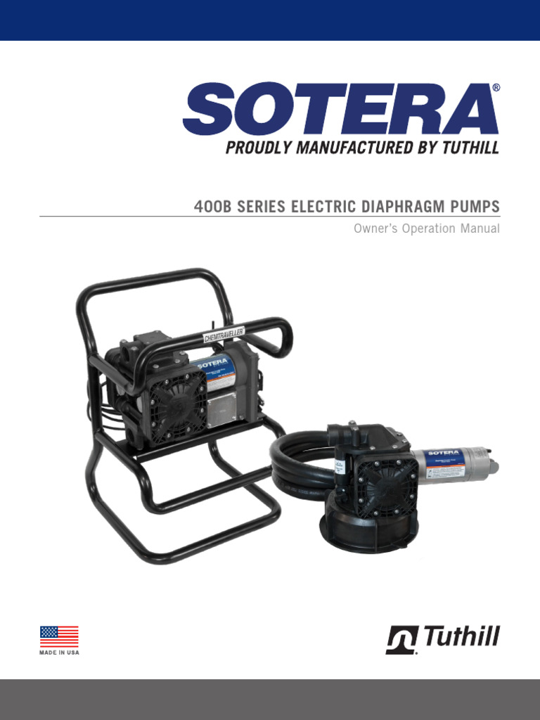 Sotera 400 Series Operator Manual 2021 | PDF | Pump | Direct Current