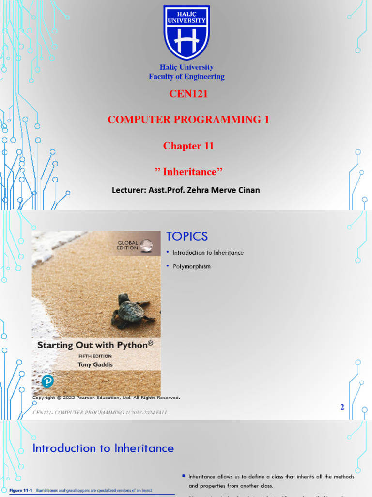 Week11 Chapter 11 Inheritance | PDF | Inheritance (Object Oriented ... Week11 Chapter 11 Inheritance | PDF | Inheritance (Object Oriented ...