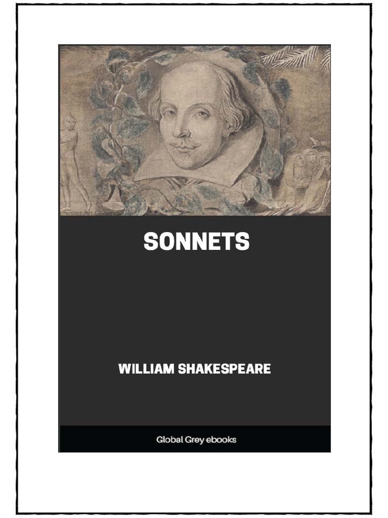 Sonnets Pdf