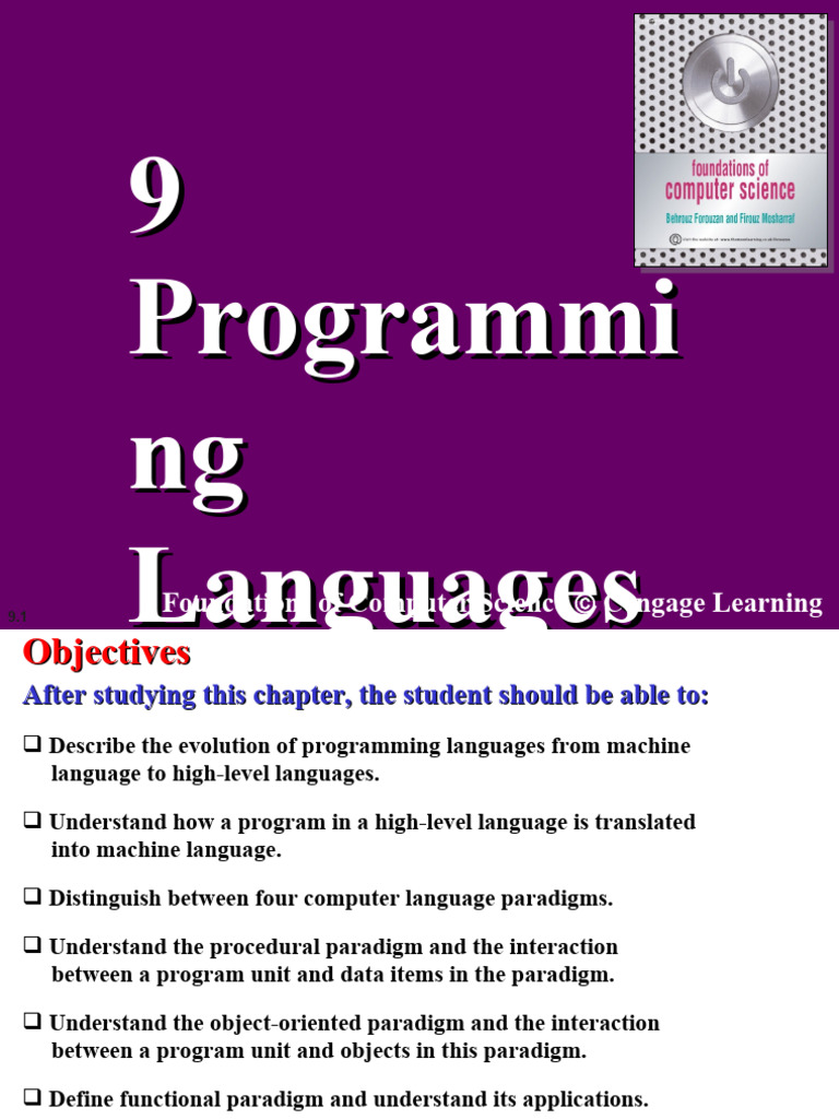 Computer Science PPT ch-09 | PDF | Data Type | Programming