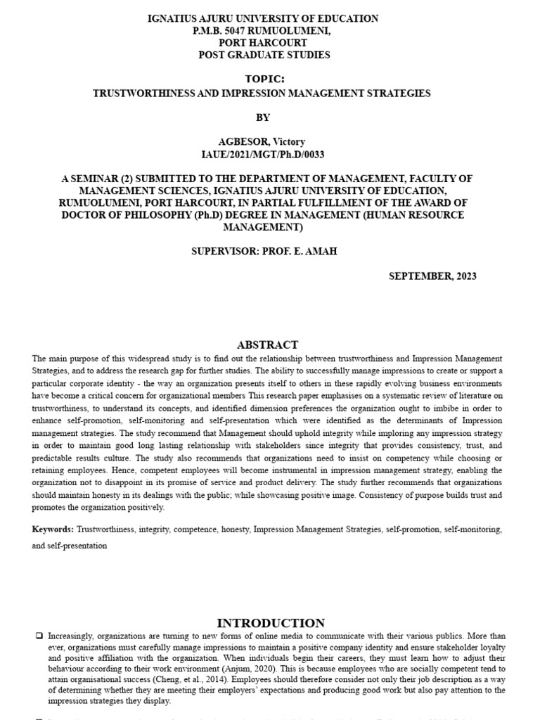 Leadership Styles and Employee Performance of Manufacturing Firms in ...